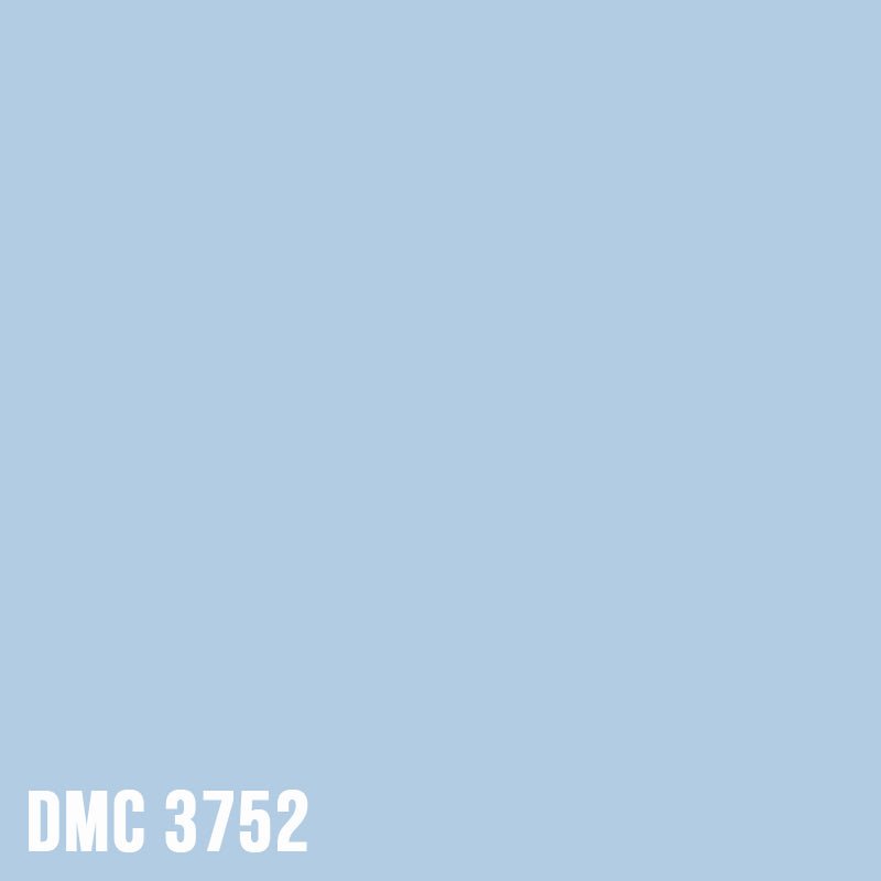 DMC 3752 Antique Blue Very Light – DP-Steine Eckig 2,5mm